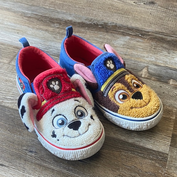 Paw Patrol | Shoes | Paw Patrol Chase And Marshall Slip On Tennis Shoes ...